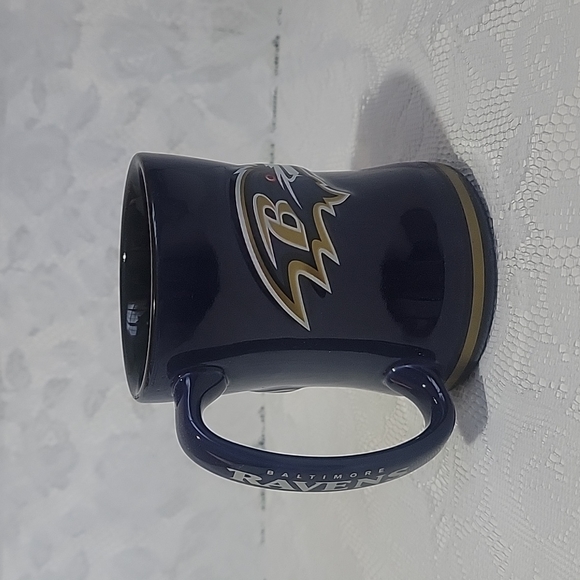 NFL | Dining | Nfl Logo Baltimore Ravens Relief Coffee Mug | Poshmark